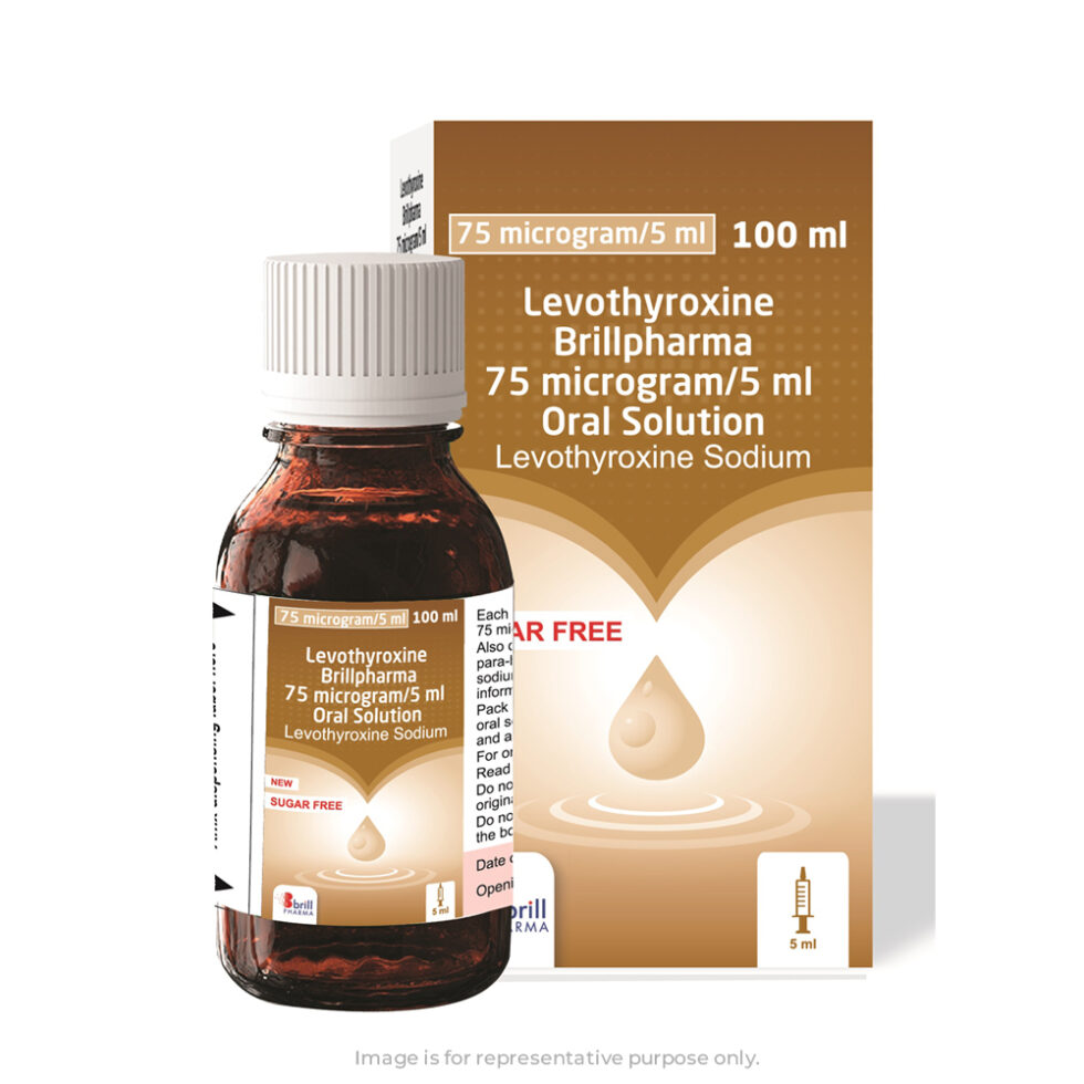 Levothyroxine Brillpharma 75 Microgram 5 Ml Oral Solution BrillPharma